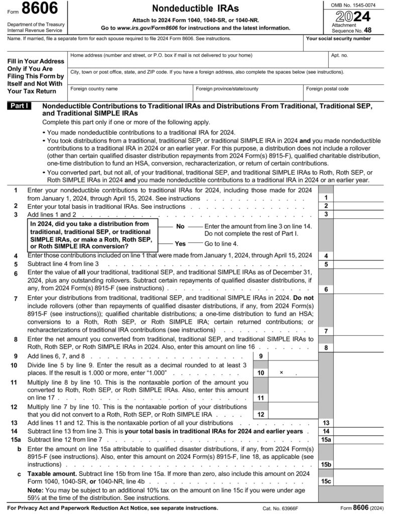 Backdoor IRA - Gillingham CPA